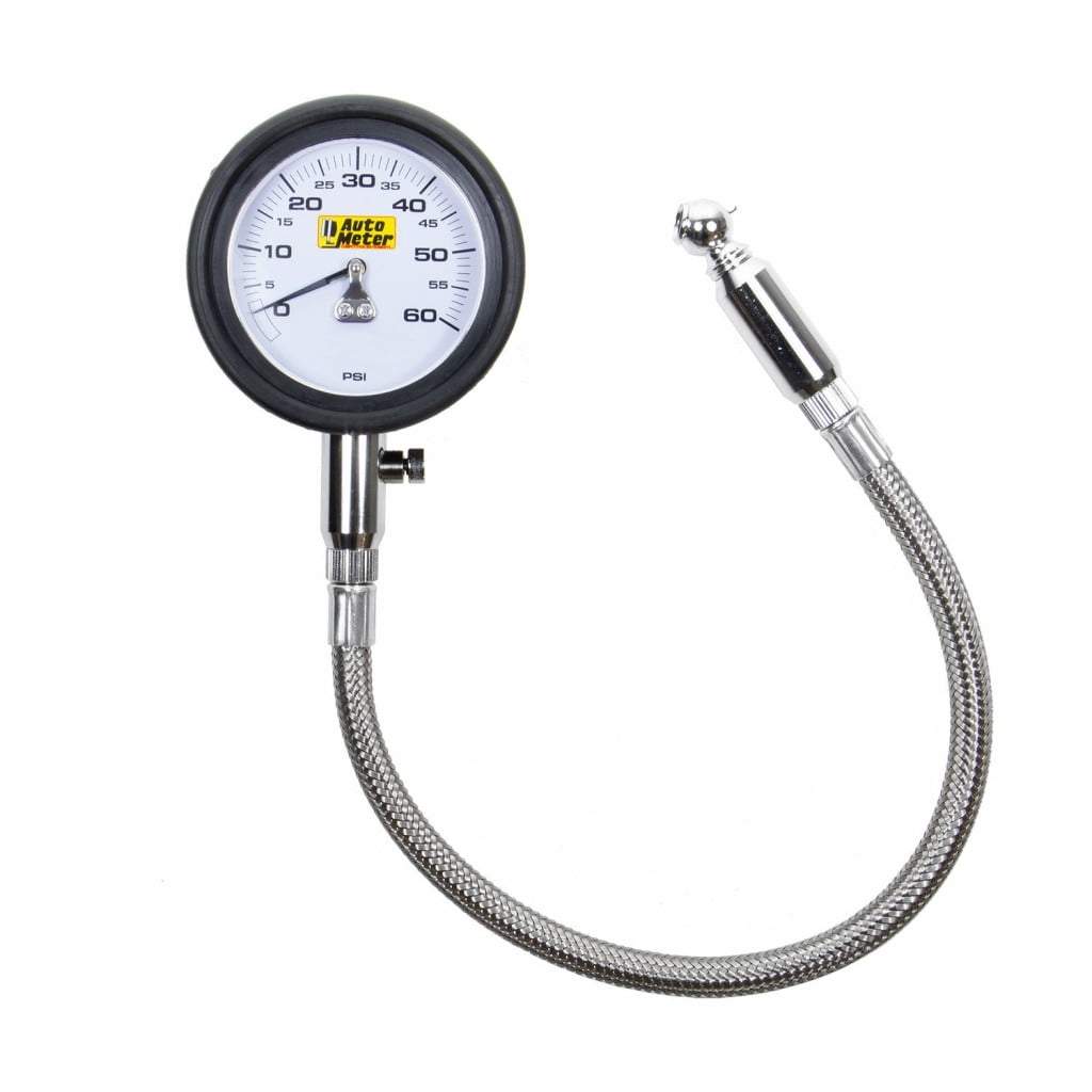 AutoMeter Gauge Tire Pressure NASCAR Performance 60PSI Lo-Pressure ...