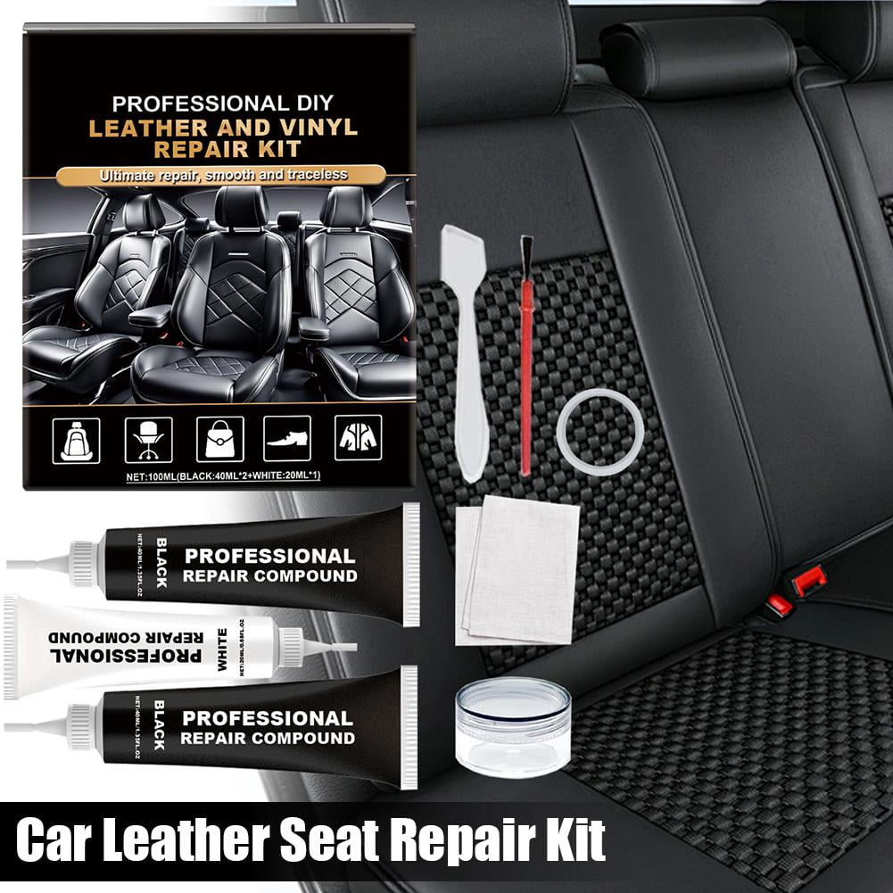 AutoNexis Black Leather Repair Kit For Furniture Leather Seat Kit New For Cars H9L9 - Walmart.com