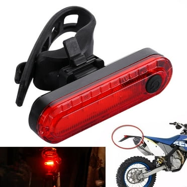 Waterproof Bike Bicycle Cycling 5 LED Night Safety Flashing Rear Tail ...