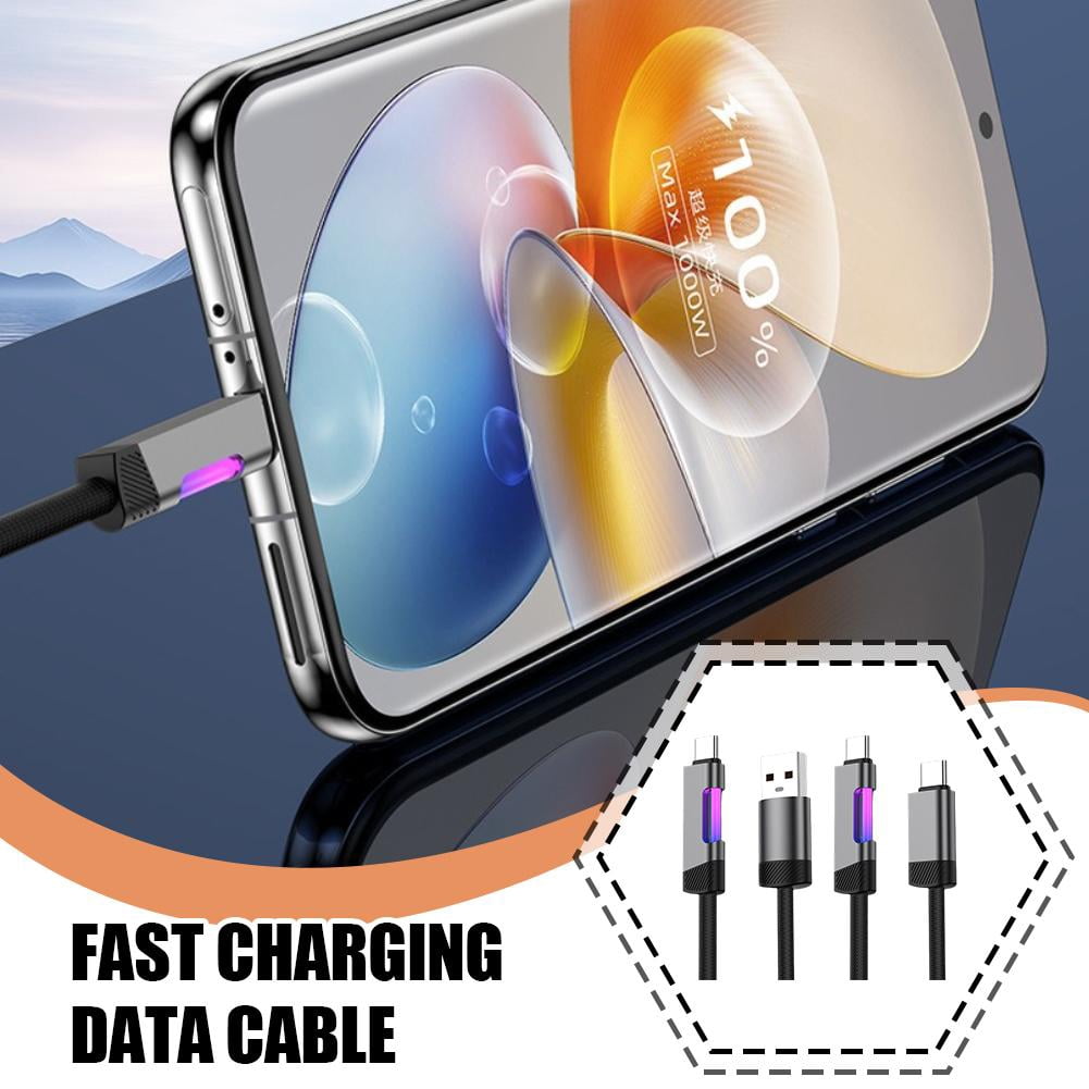 AutoNexis RGB Charging Indicator Light USB TypeC Fast Charging Data ...