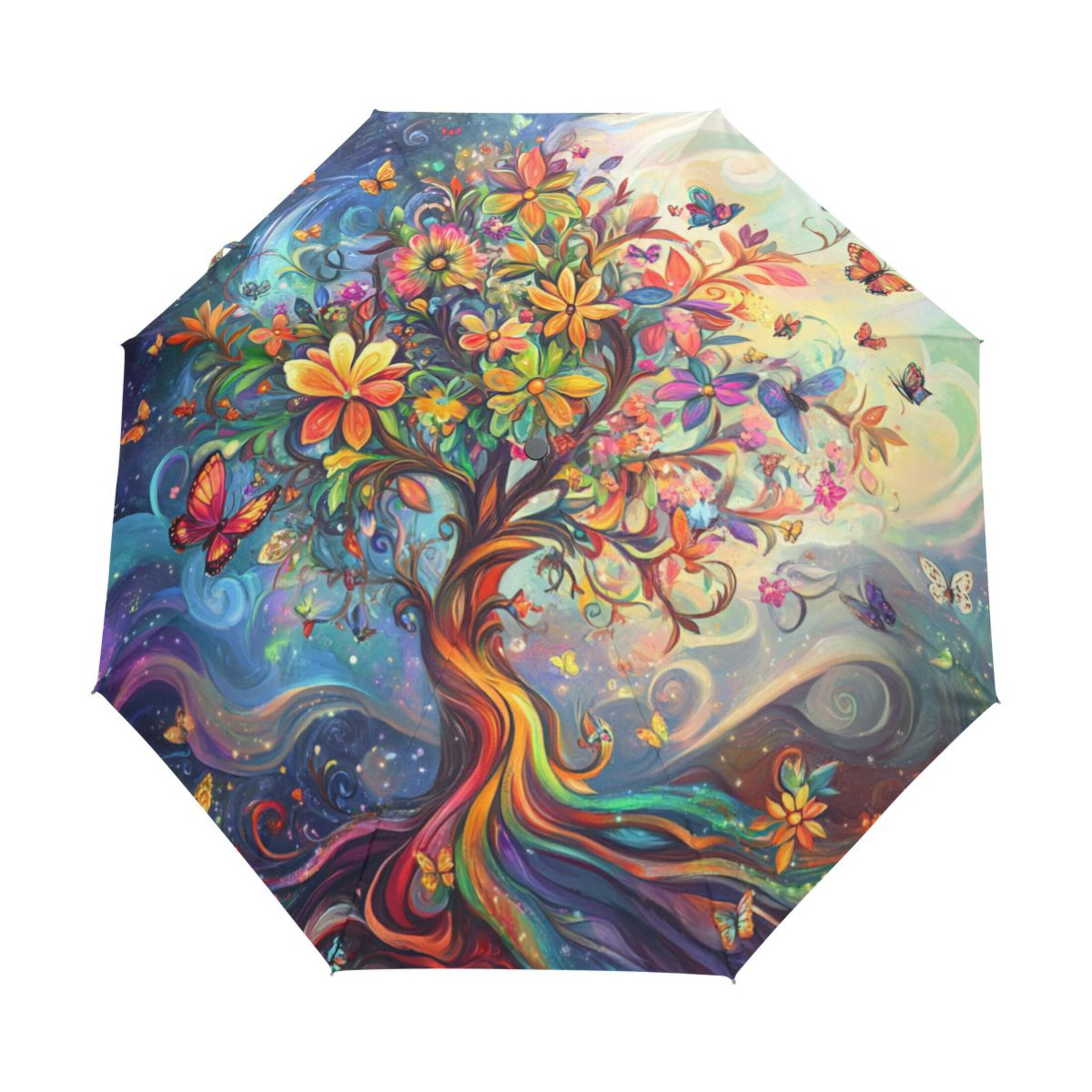 AutoOpen Umbrella Automatic Folding Umbrella Compact & Lightweight ...