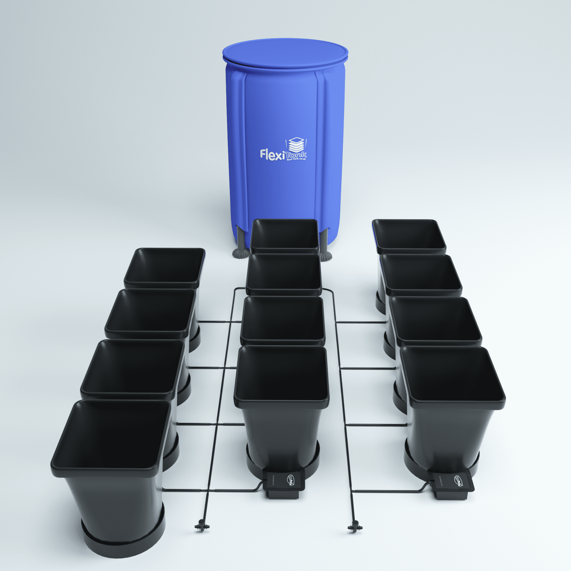 AutoPot 12Pot XL System with 60 Gal FlexiTank and 6.6 Gal Pots ...