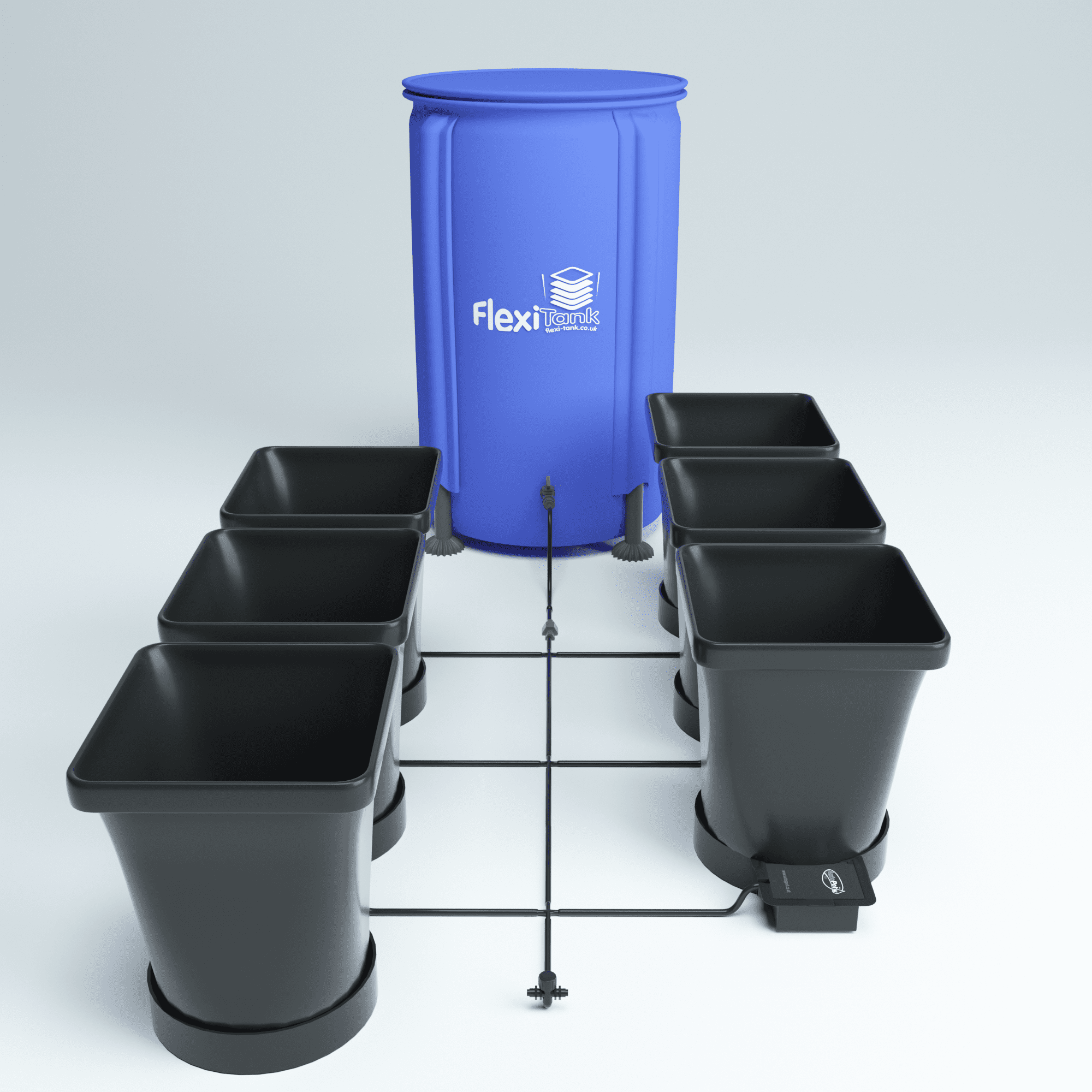 AutoPot 6Pot XL System with 25 Gal FlexiTank and 6.6 Gal Pots - Walmart.com