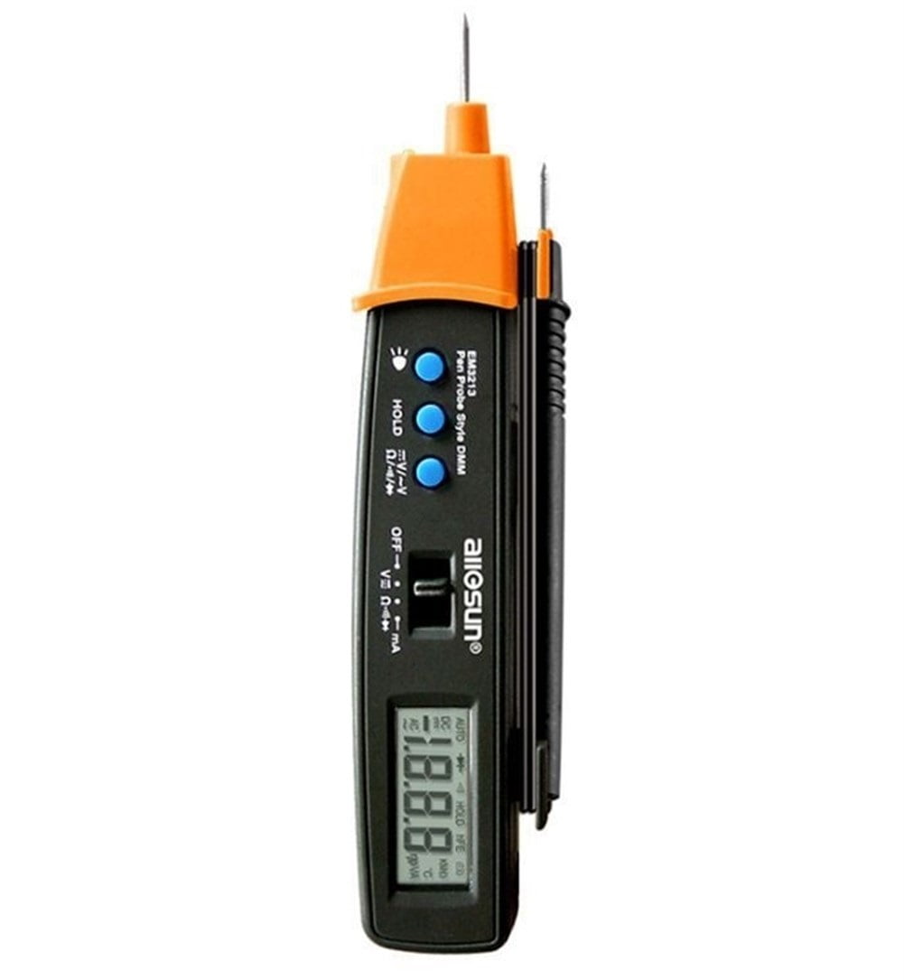 AutoRange Pen Style Digital Multimeter DMM AC DC Volt Amp Ohm ...