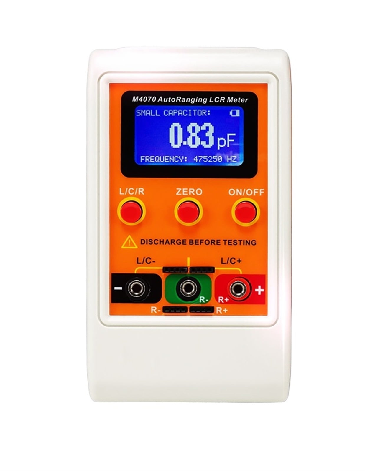 AutoRanging LCR Bridge Meter LCD Rechargeable Digital Capacitance ...