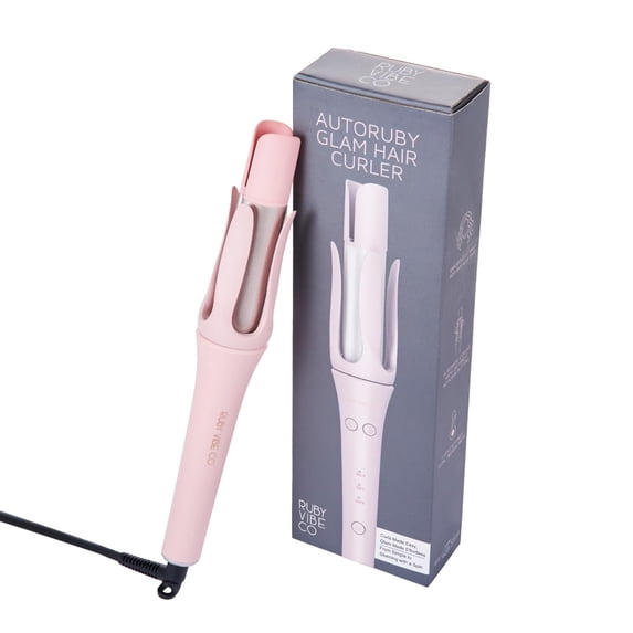 AutoRuby Glam Hair Curler, Automatic Curling, 3 Heat Settings, PTC ...