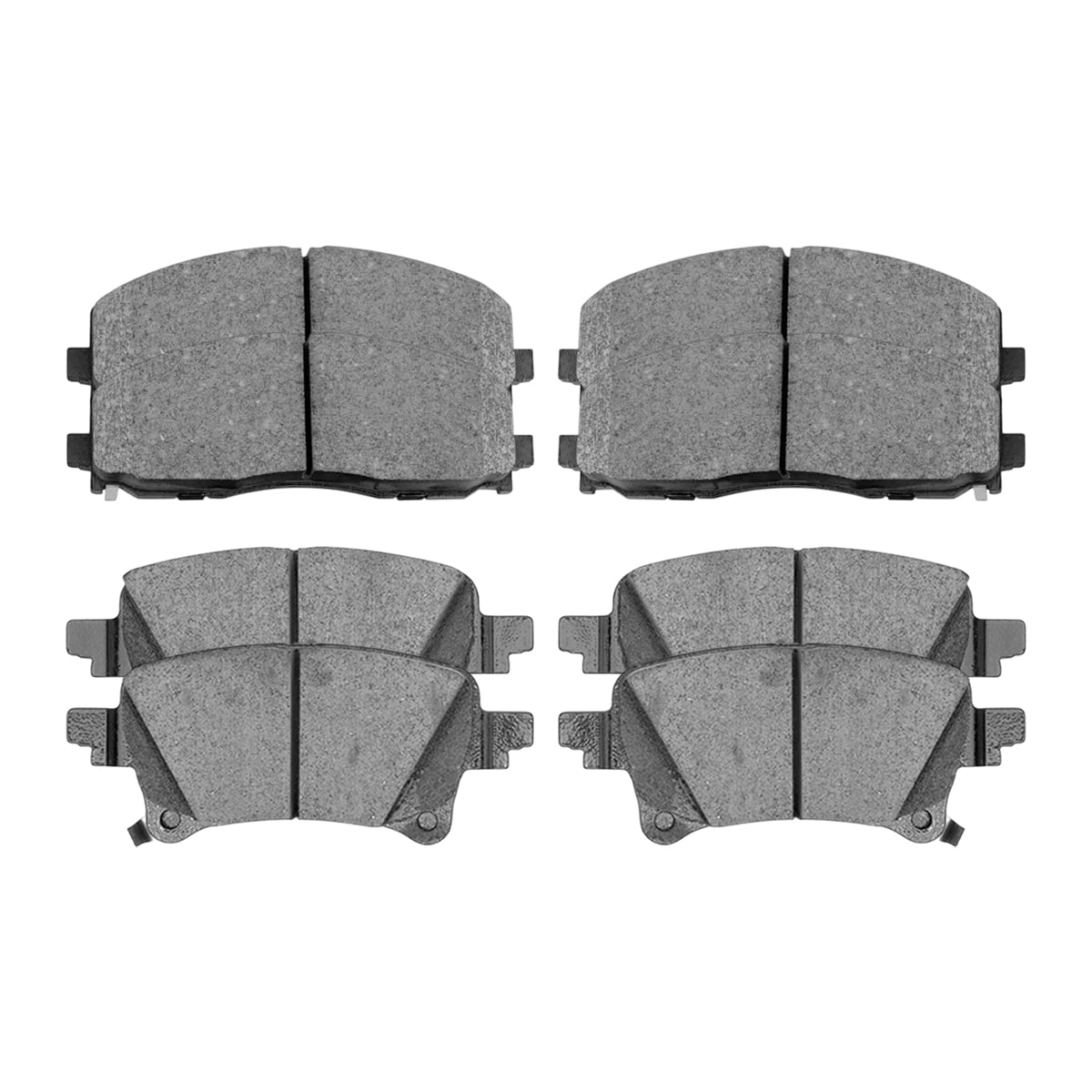 AutoShack 8pcs Front and Rear Ceramic Brake Pad Set Replacement for ...