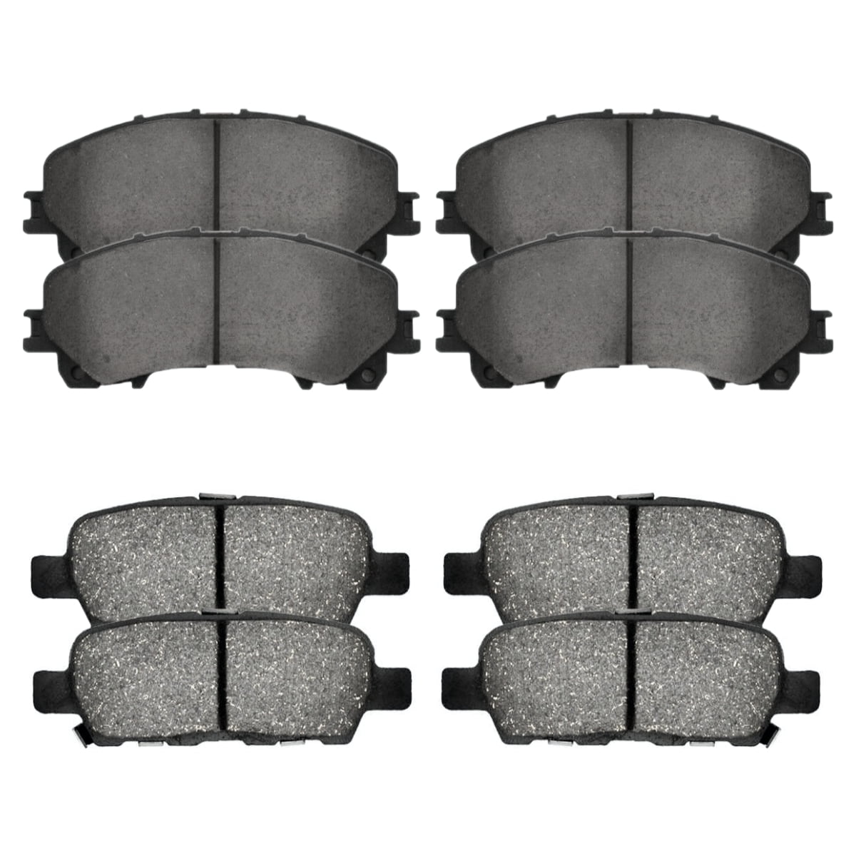 AutoShack 8pcs Front and Rear Performance Ceramic Brake Pad Set ...