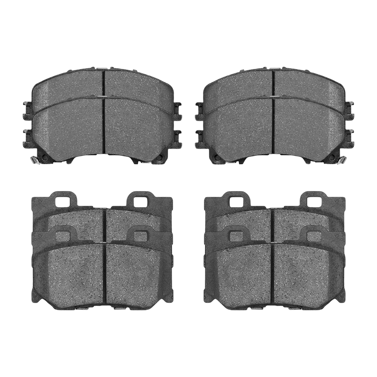 AutoShack 8pcs Front and Rear Ceramic Brake Pad Set Replacement for ...