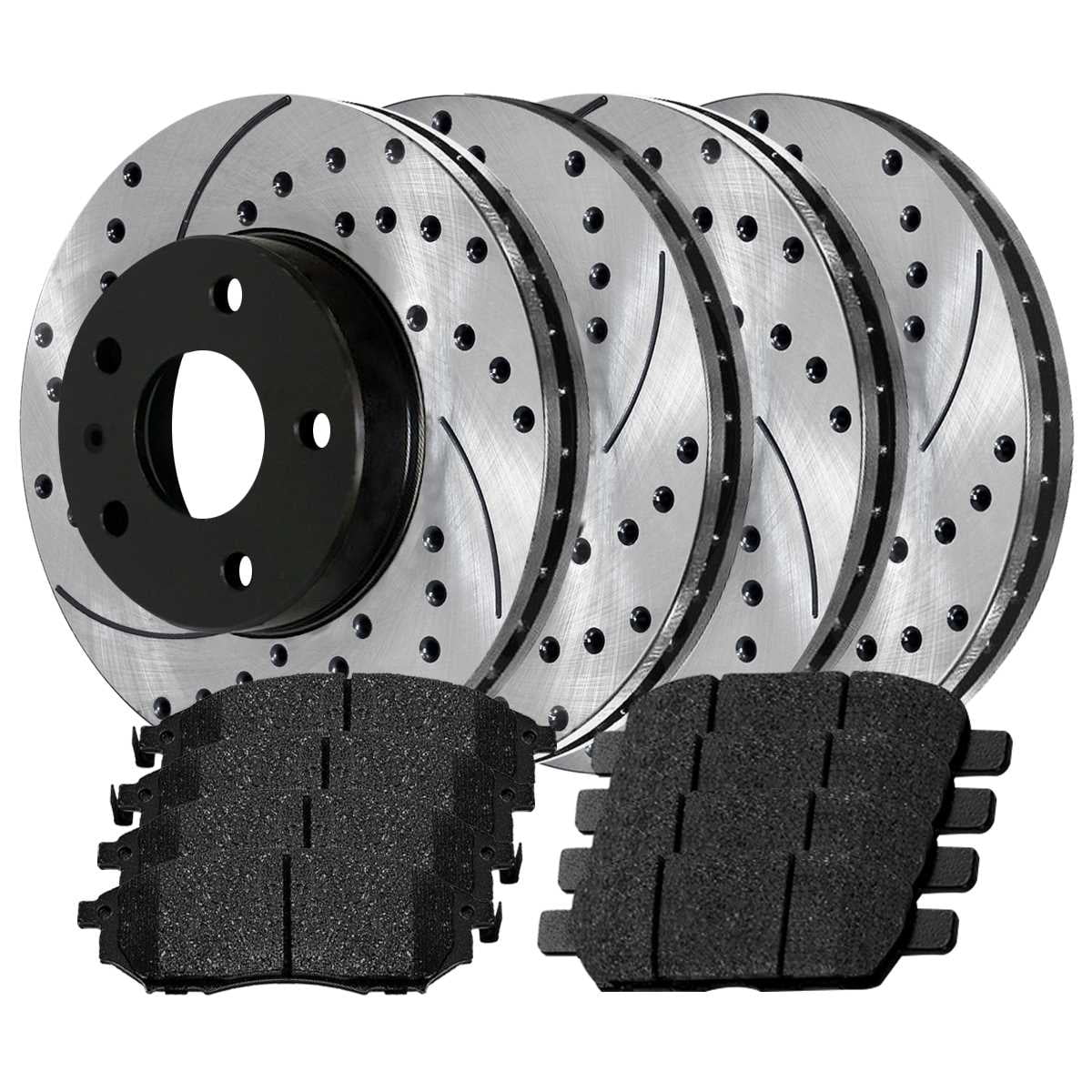 AutoShack Performance Brake Rotors & Ceramic Pads Kit for 2007-2010 ...