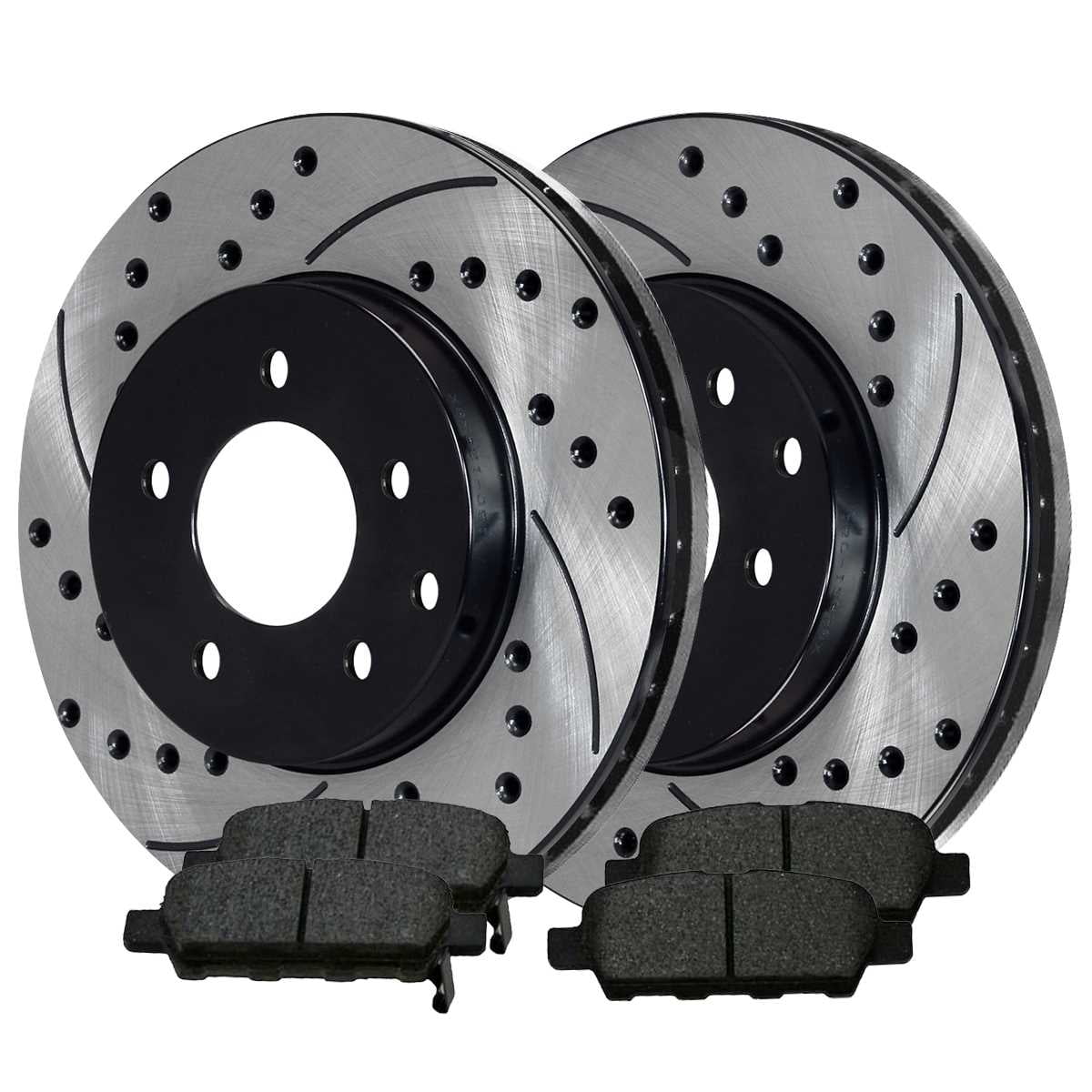 AutoShack Rear Brake Kit Replacement for Nissan Murano Pathfinder Quest ...