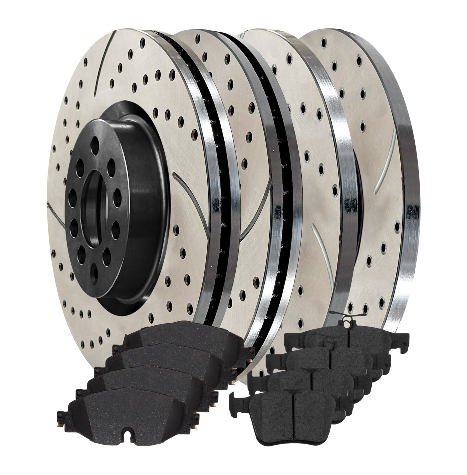 AutoShack Brake Kit Replacement for VW Taos Audi A3 Quattro A3 ...