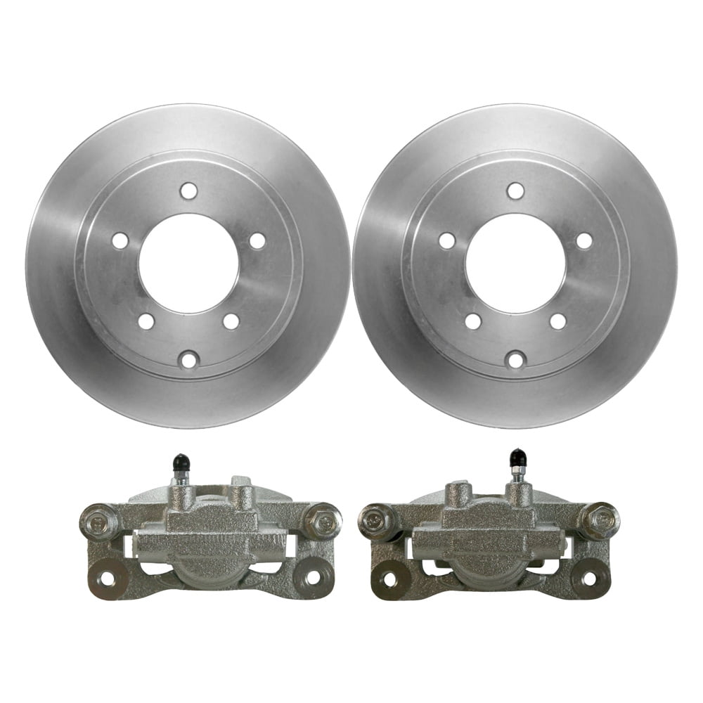 Autoshack Rear Brake Caliper and Rotor Kit Replacement for Dodge ...