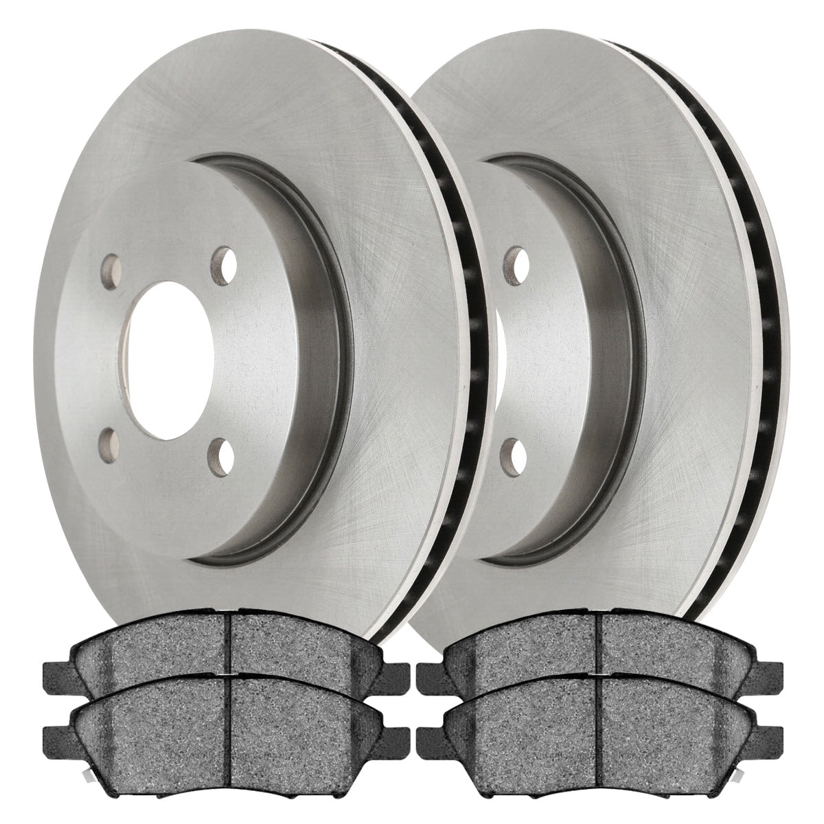 AutoShack Front Brake Rotors Ceramic Pads Kit for 2012-2019 Nissan ...