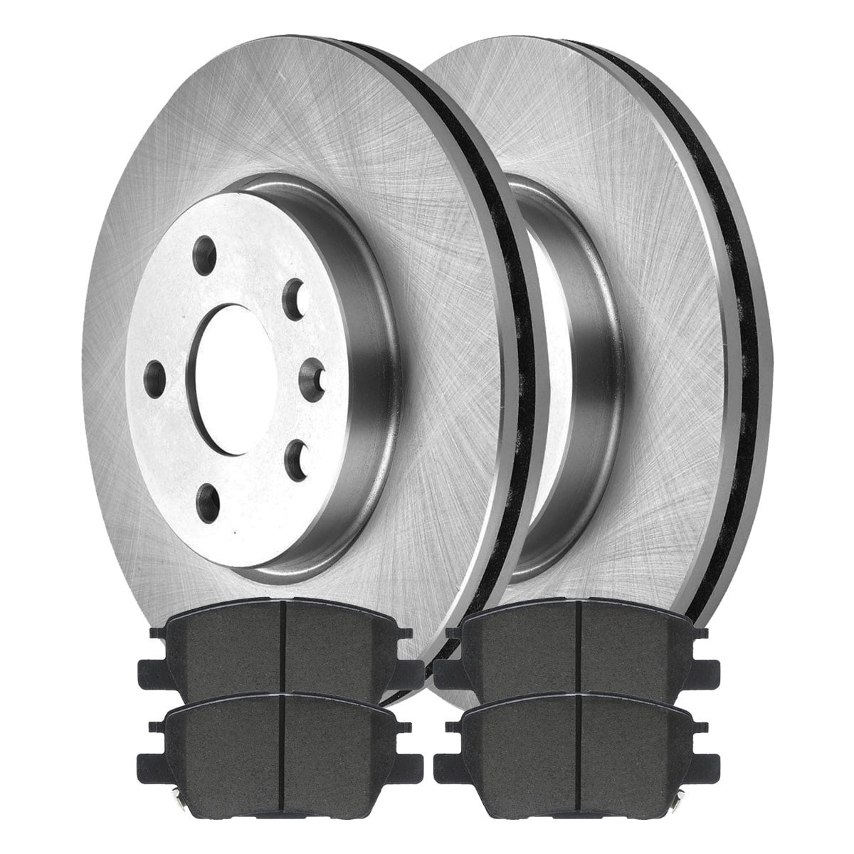 AutoShack Brake Rotors with Brake Pads Front Brake Rotor & Pad ...
