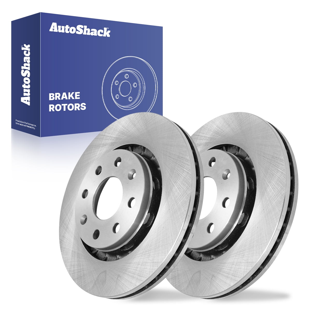 AutoShack 10.04" (255 mm) Front Vented Brake Rotors | Replacement for ...