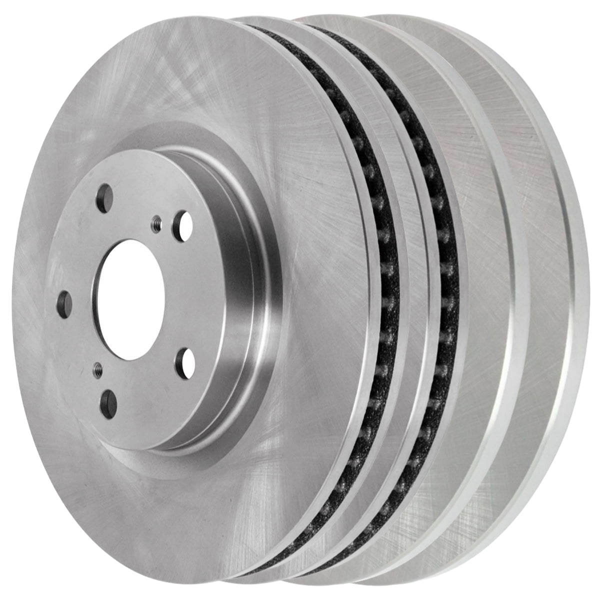 AutoShack Brake Rotors Front and Rear Brake Rotor Replacement Kit for ...