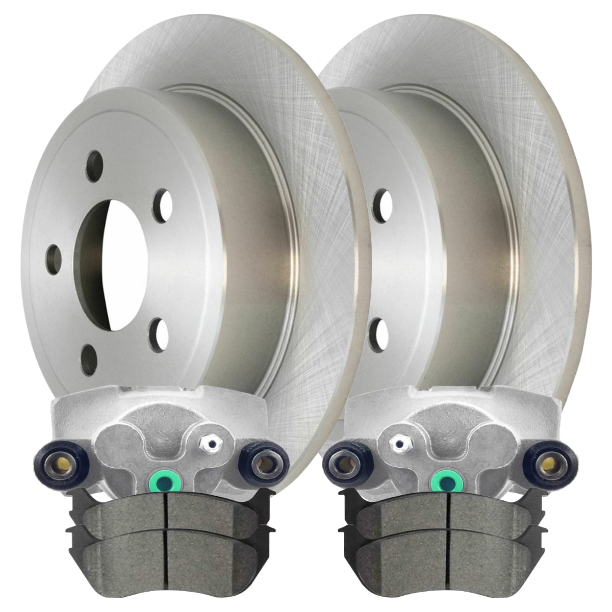 Autoshack Rear Brake Pad and Rotor Kit Replacement for 2003-2007 Jeep ...