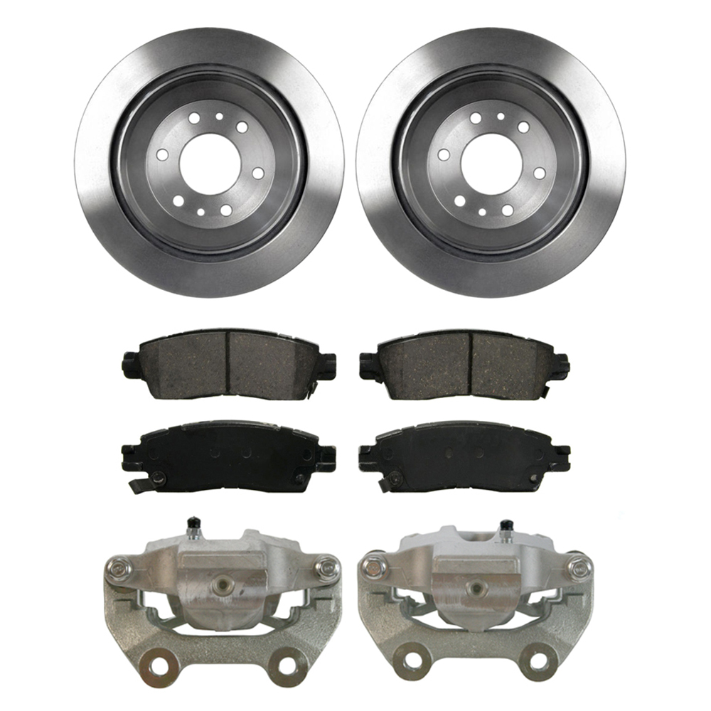 Autoshack Rear Brake Pad and Rotor Kit Replacement for Chevrolet ...