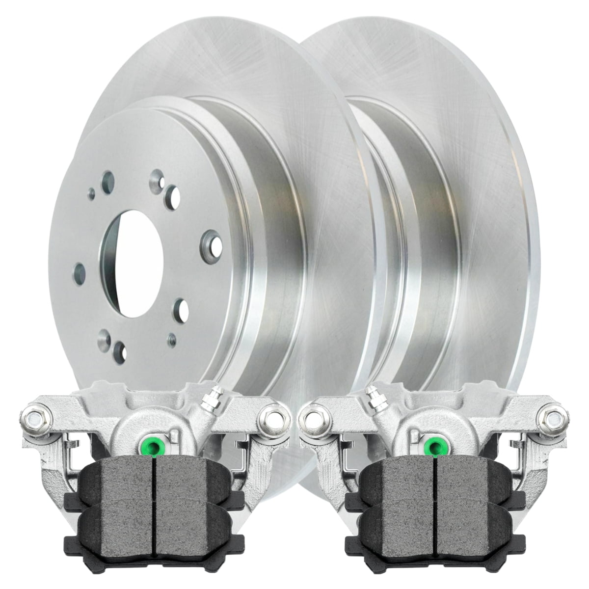 Autoshack Rear Brake Pad and Rotor Kit Replacement for 2009-2015 Honda ...