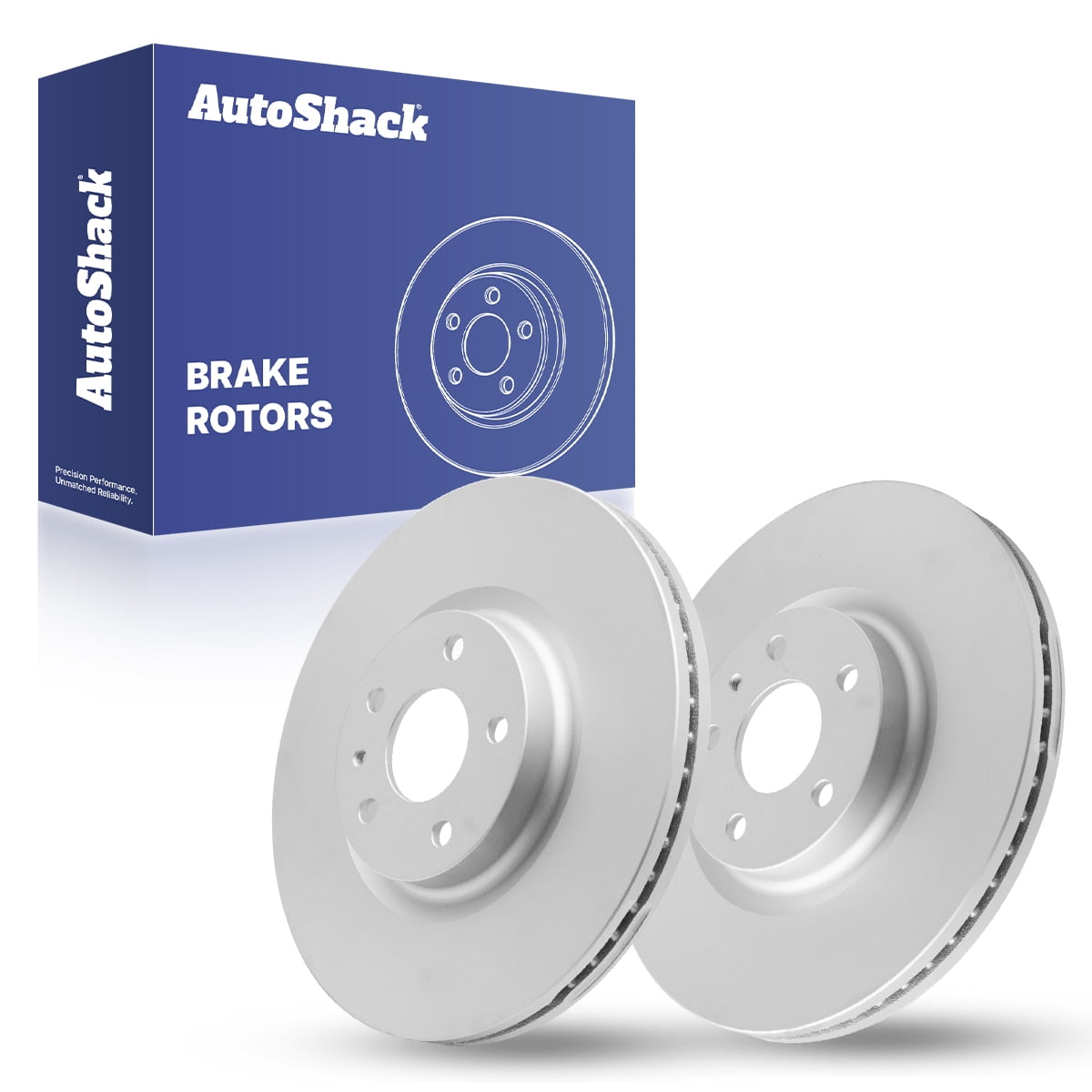 AutoShack Front Brake Rotors for Ford & Lincoln, Fusion 2013-2020 MKZ ...
