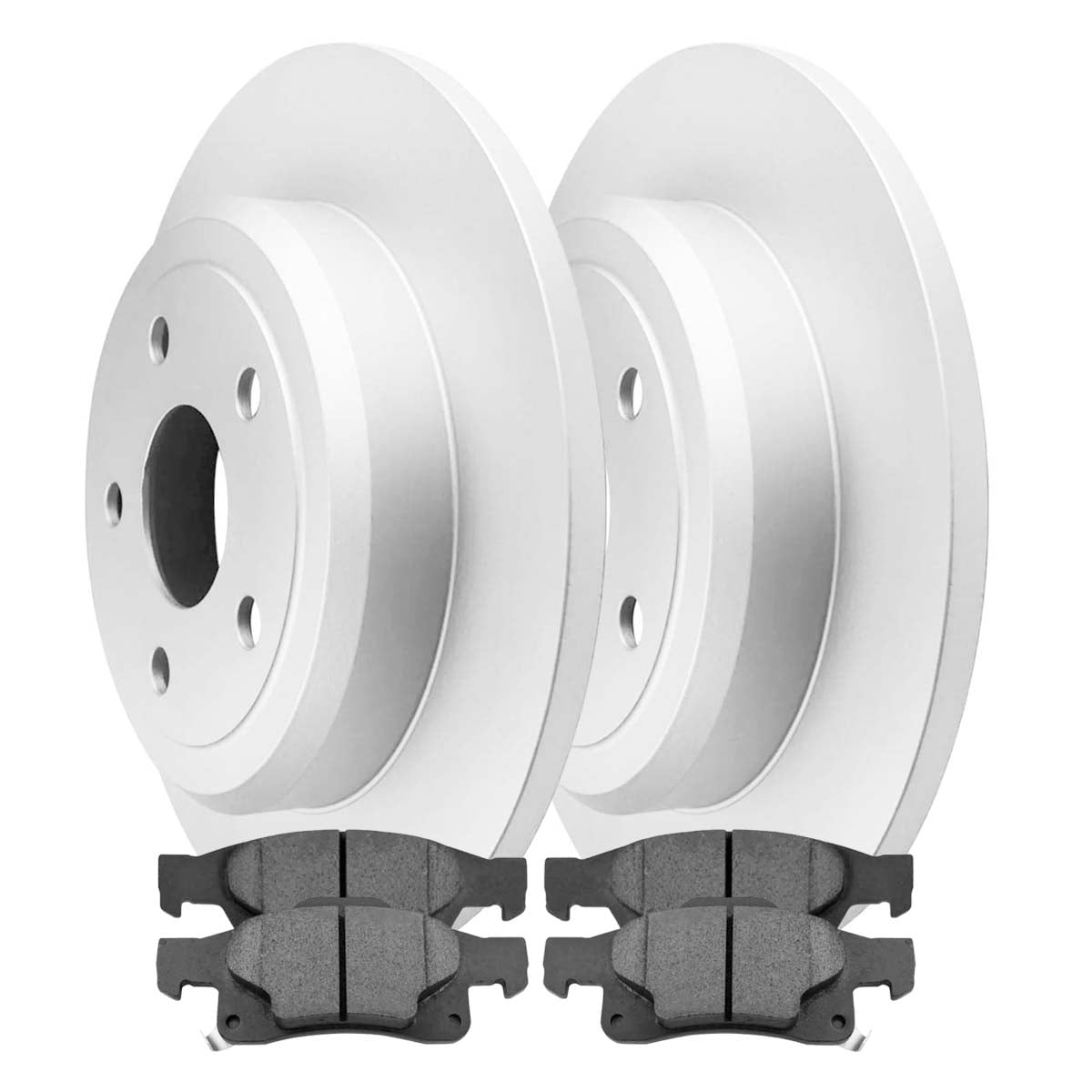 AutoShack Rear Brake Rotors Ceramic Brake Pads | Replacement For 2011 ...