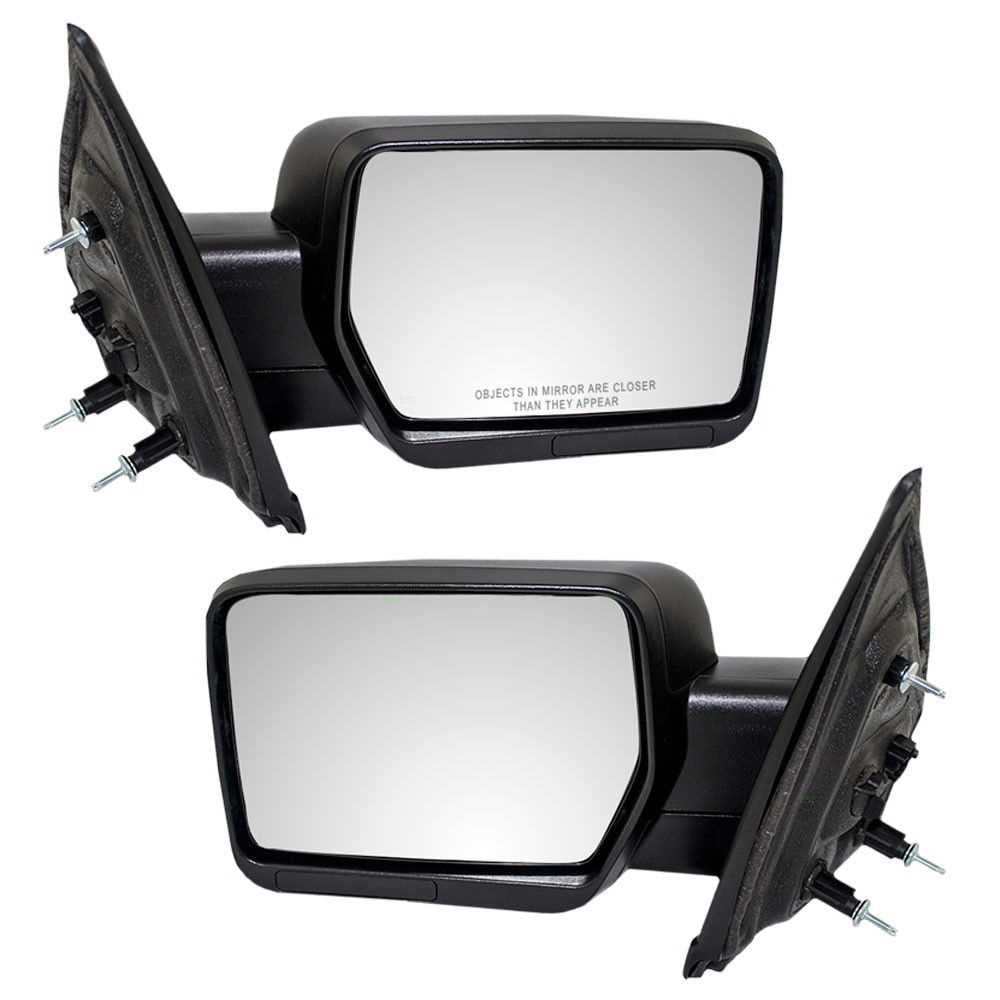 AutoShack Driver and Passenger Mirrors Power Manual Folding Non-Heated ...