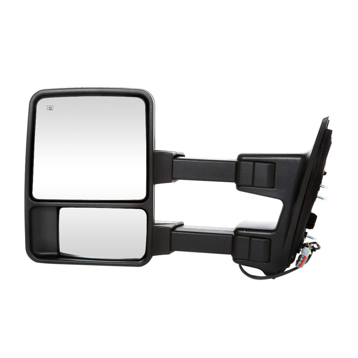 AutoShack Driver Towing Mirror Power Folding Heated Textured Black ...