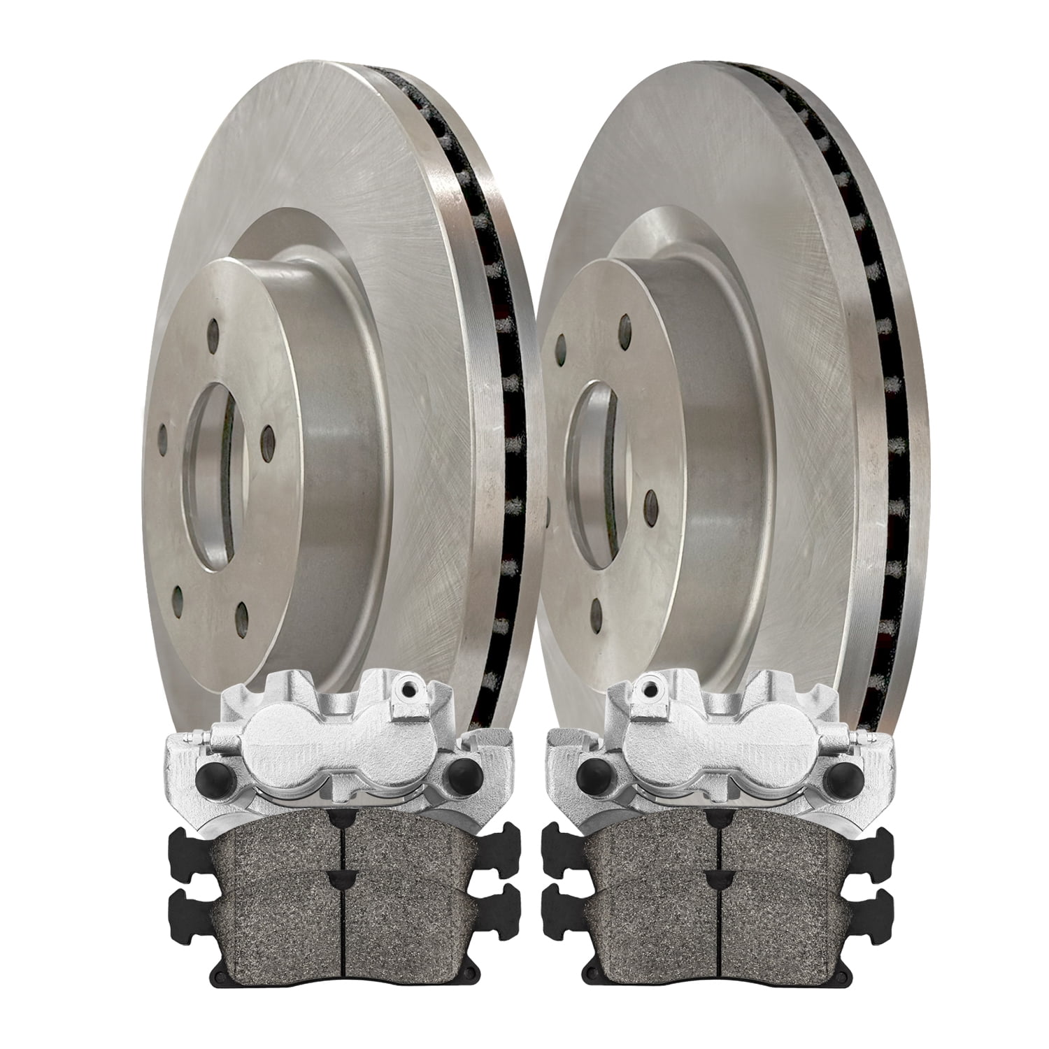 AutoShack Front Brake Rotors Ceramic Brake Pads Calipers | Replacement for 2017-2021 Jeep Grand ...