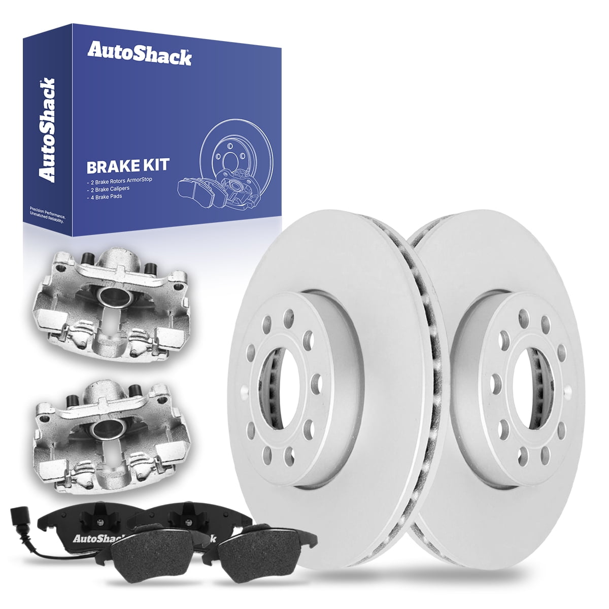 AutoShack Front Brake Kit Replacement for Audi A3 A3 Quattro VW Beetle ...