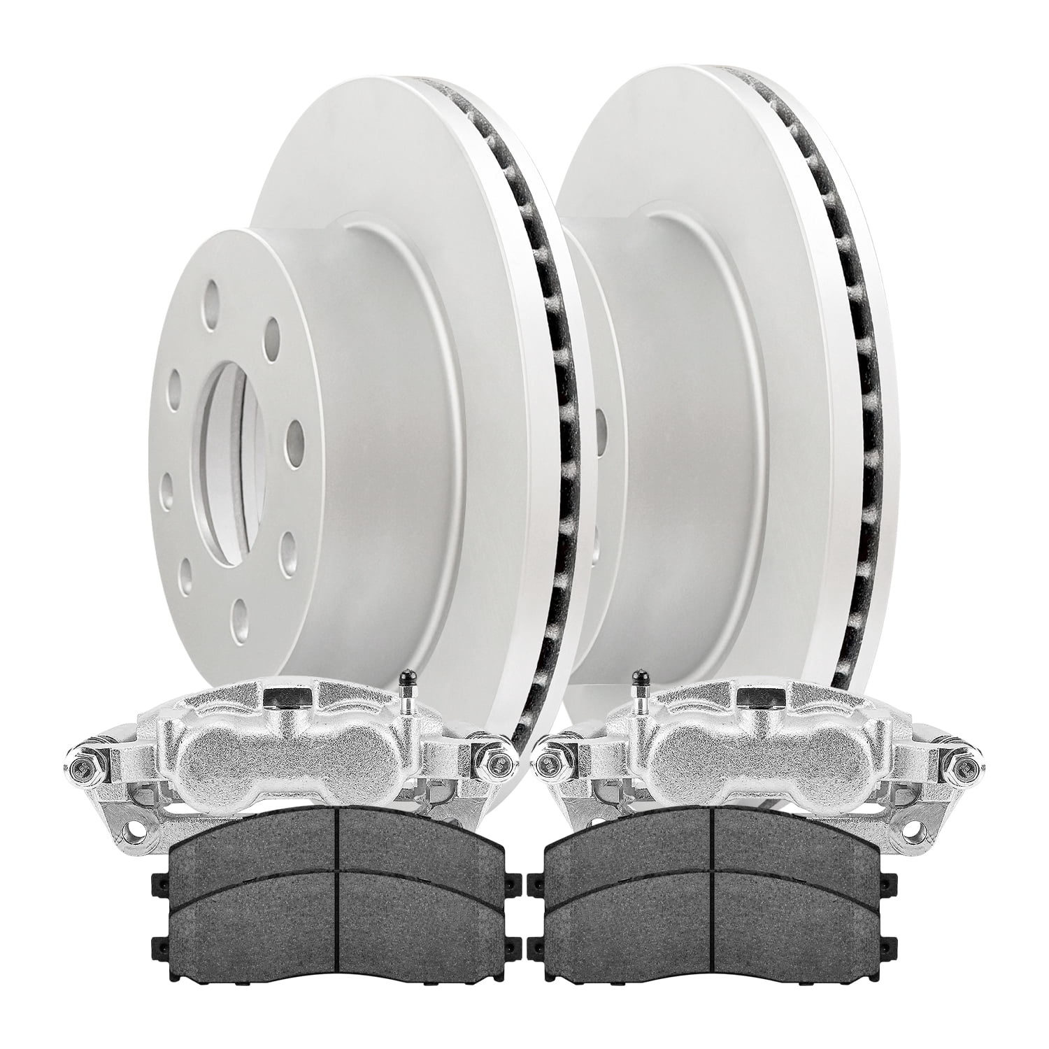 AutoShack Front Brake Kit Replacement for Ford F-250 Super Duty F-350 ...