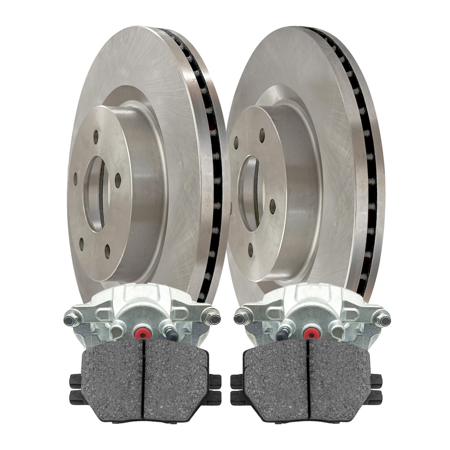 AutoShack Front Brake Pad and Rotor Kit Replacement for 2017 Jeep ...