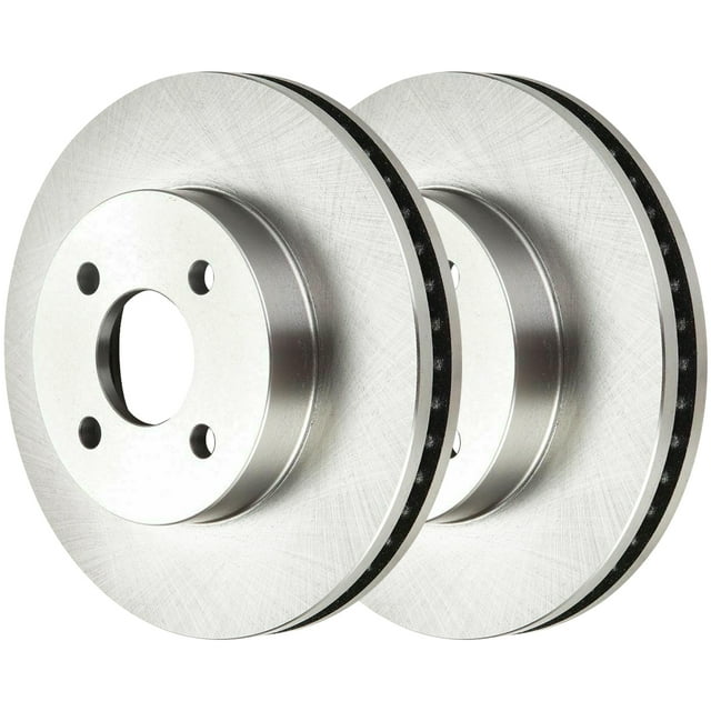 AutoShack Front Brake Rotors Pair of 2 Driver and Passenger Side ...