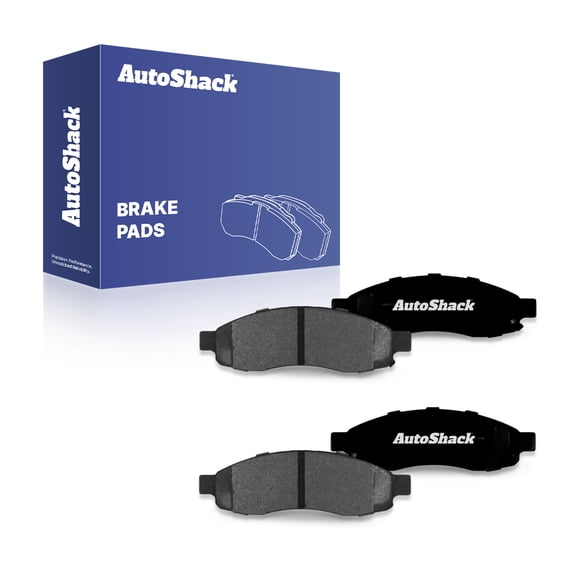 AutoShack Front Ceramic Brake Pad Kit, Driver and Passenger Side, Fits ...