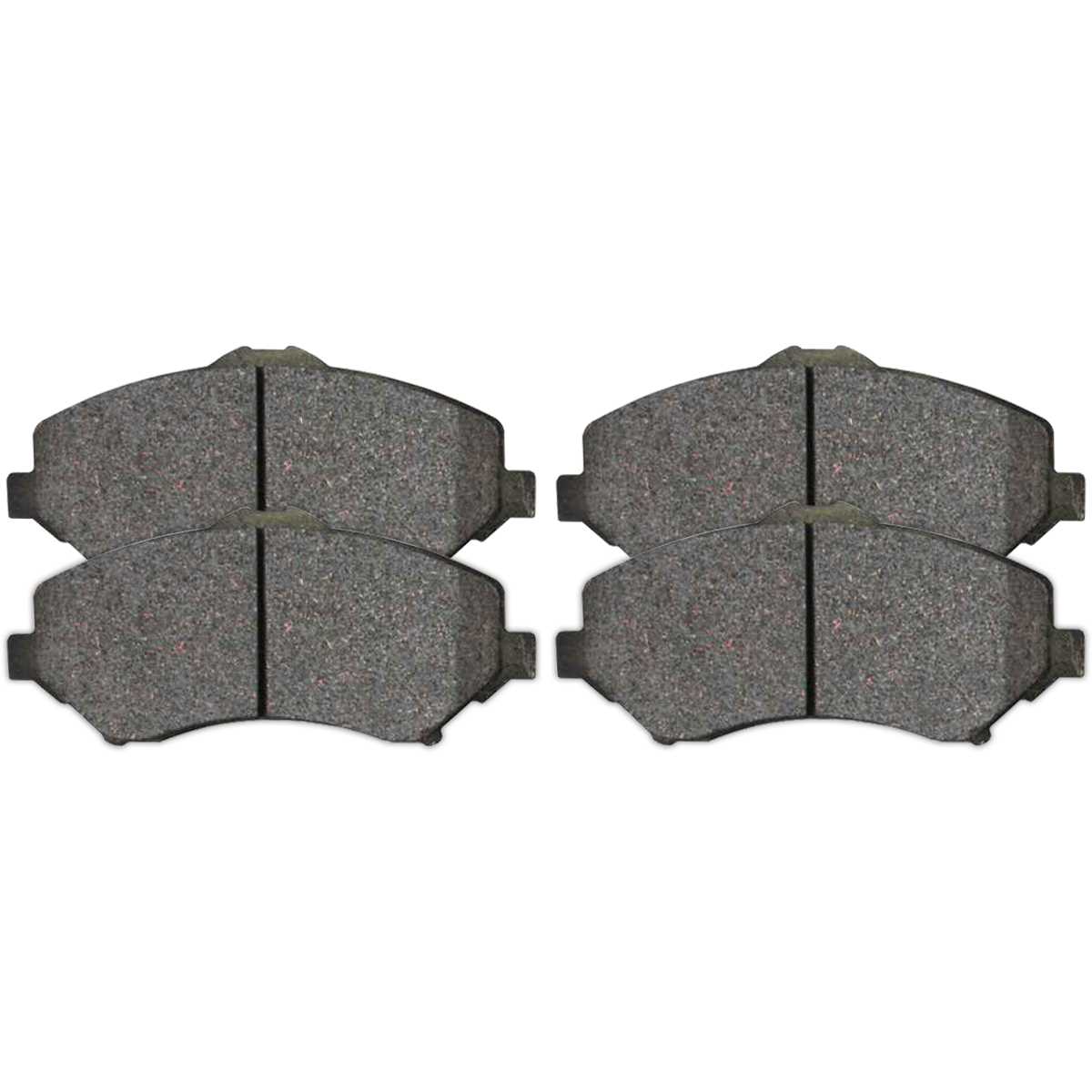 AutoShack Front Ceramic Brake Pad Kit Driver and Passenger Side ...