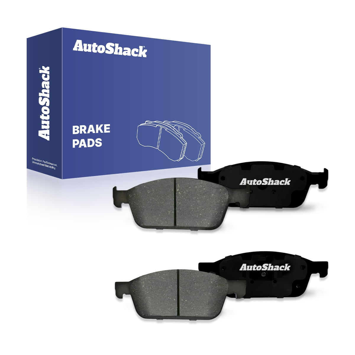 AutoShack Front Premium Ceramic Brake Pad Set for Ford & Lincoln ...