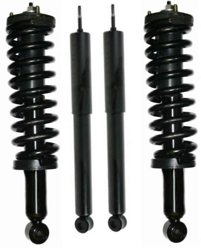 AutoShack Front Complete Strut & Coil Spring Assembly with Rear Shock Absorbers Set for 1996 ...