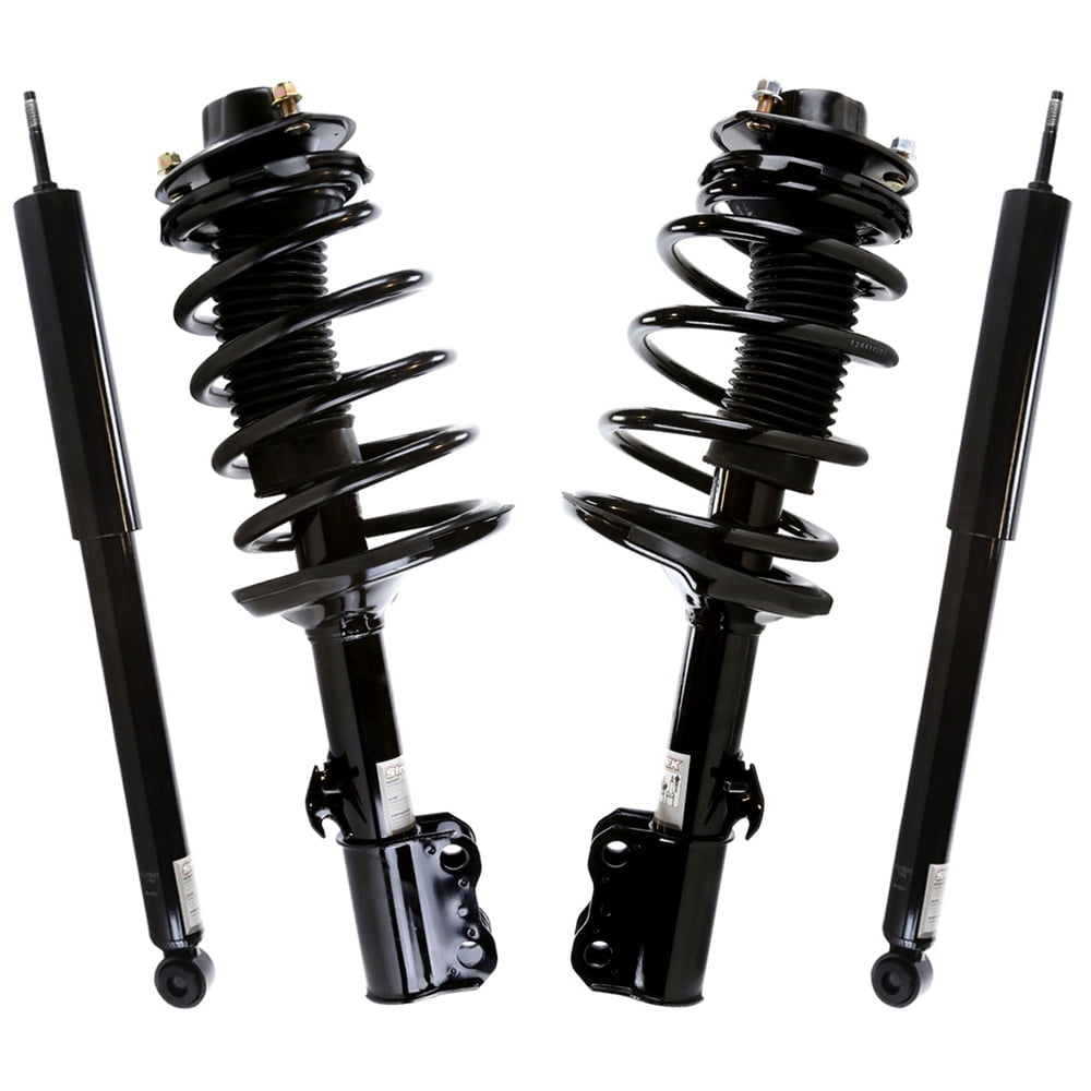 AutoShack Front Complete Strut & Coil Spring Assembly with Rear Shock ...
