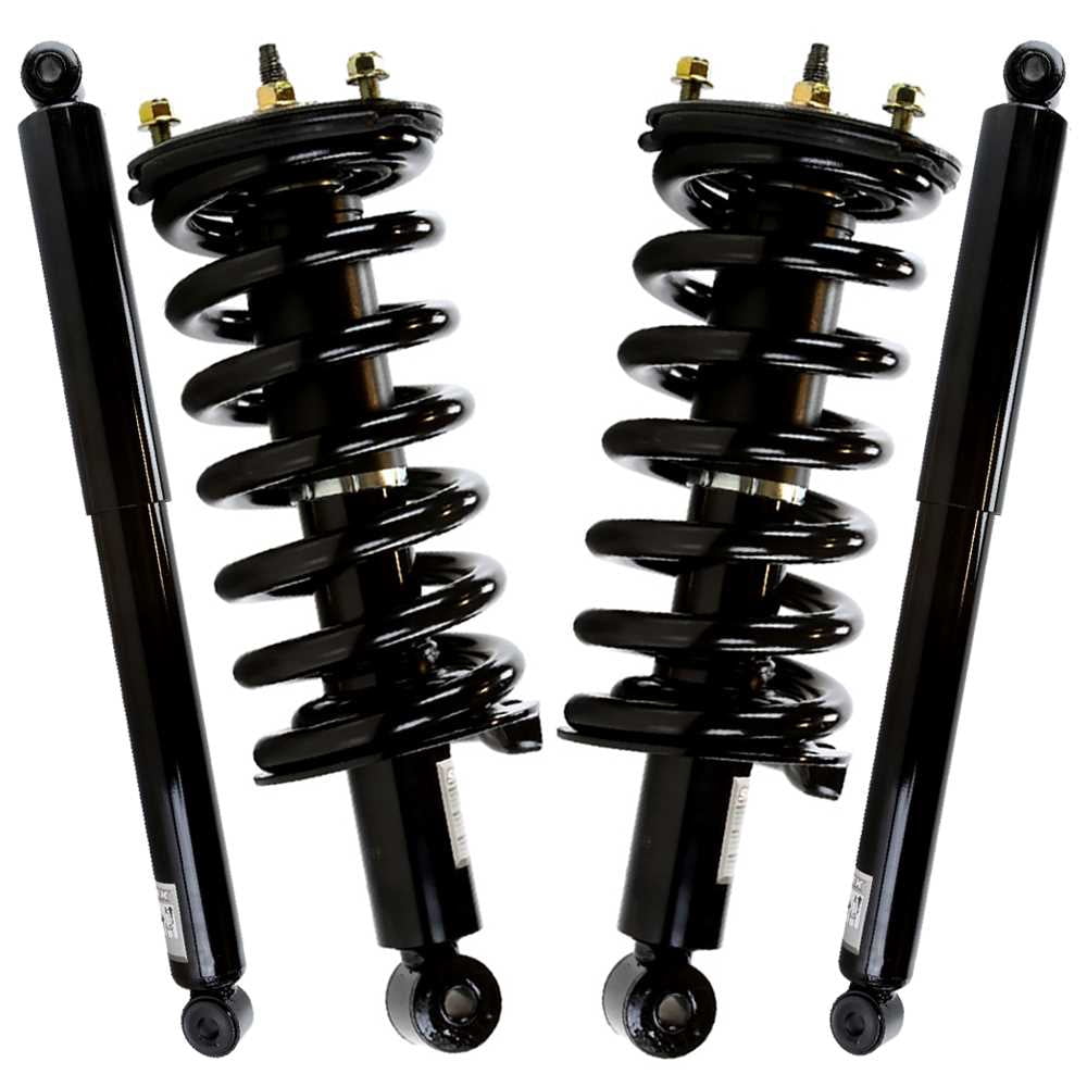 AutoShack Front and Rear Complete Strut & Coil Spring Assemblies ...