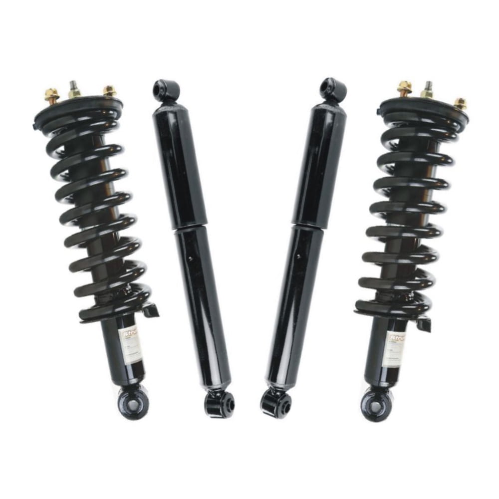 AutoShack Front Complete Strut & Coil Spring Assembly with Rear Shock ...