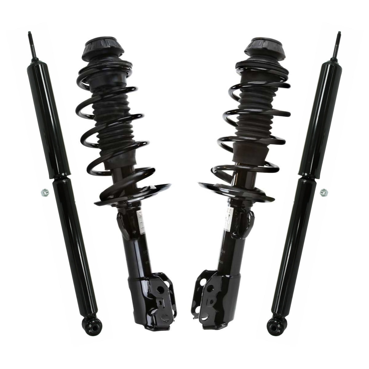 AutoShack Front and Rear Complete Strut & Coil Spring Assemblies ...