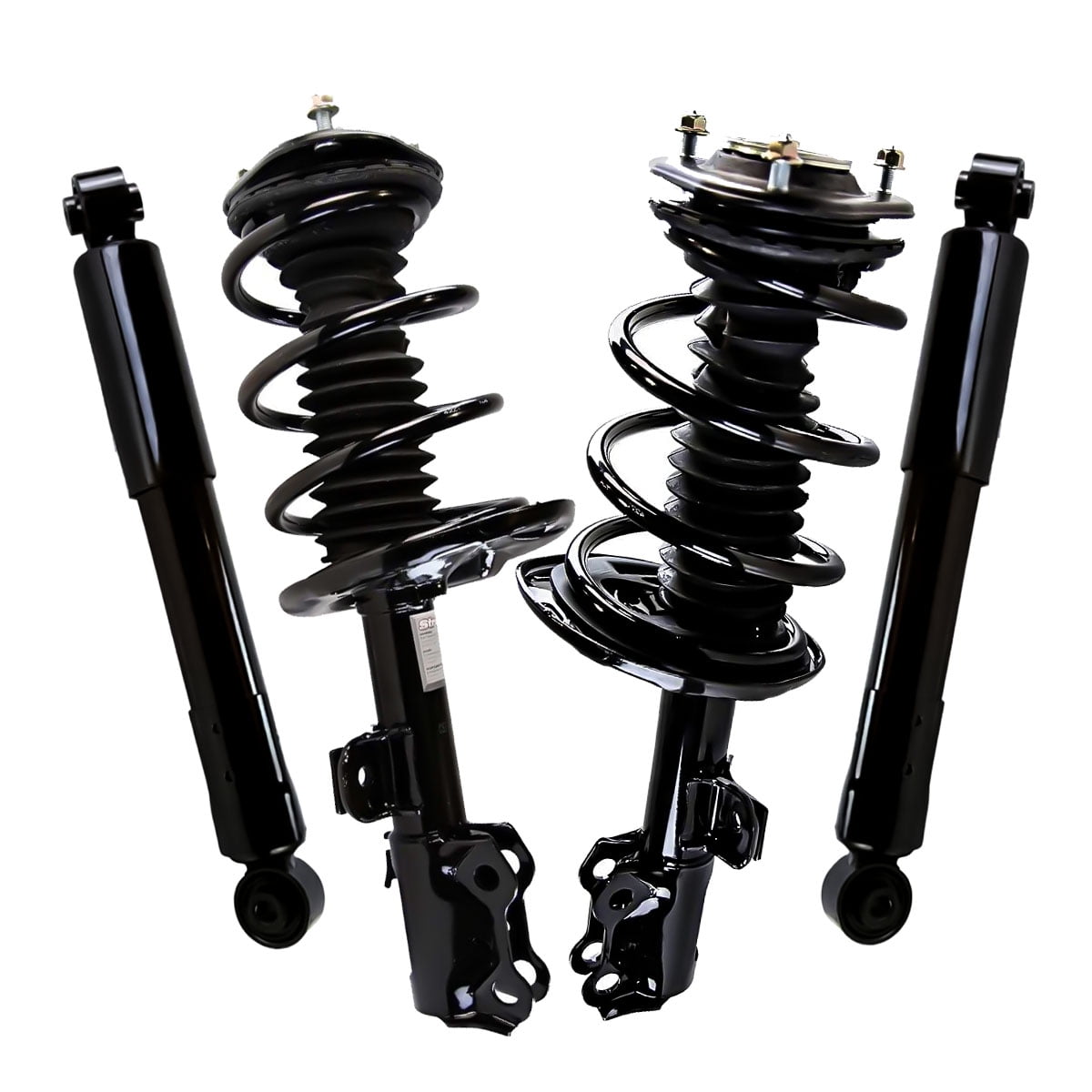 AutoShack Strut & Shock Springs Kit for 2006-2012 Toyota RAV4 2.4L 2.5L ...