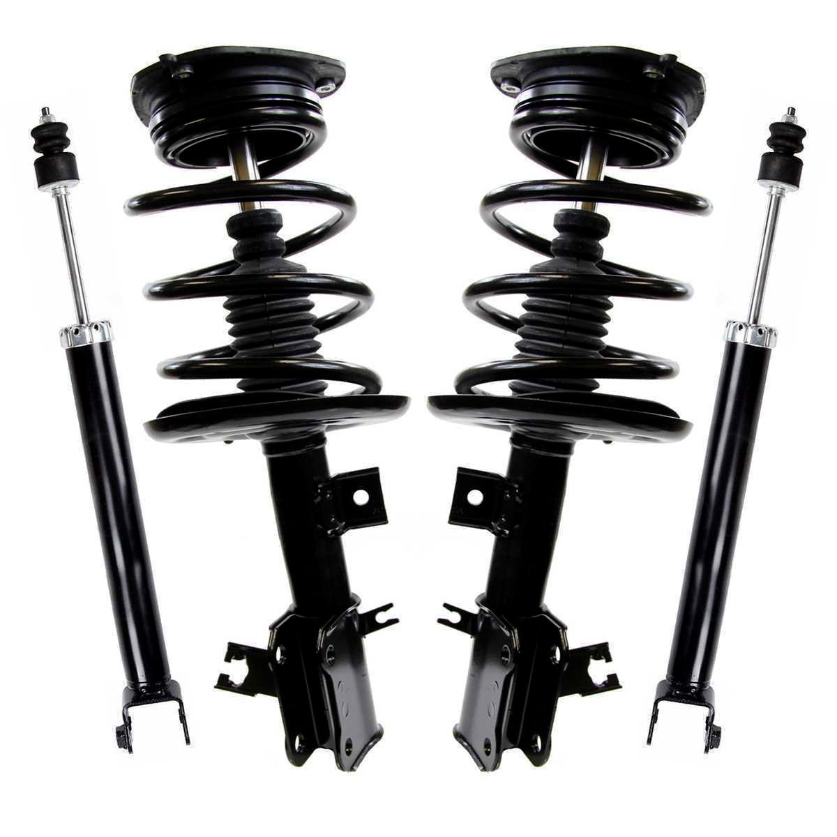 AutoShack Front and Rear Complete Strut & Coil Spring Assemblies ...