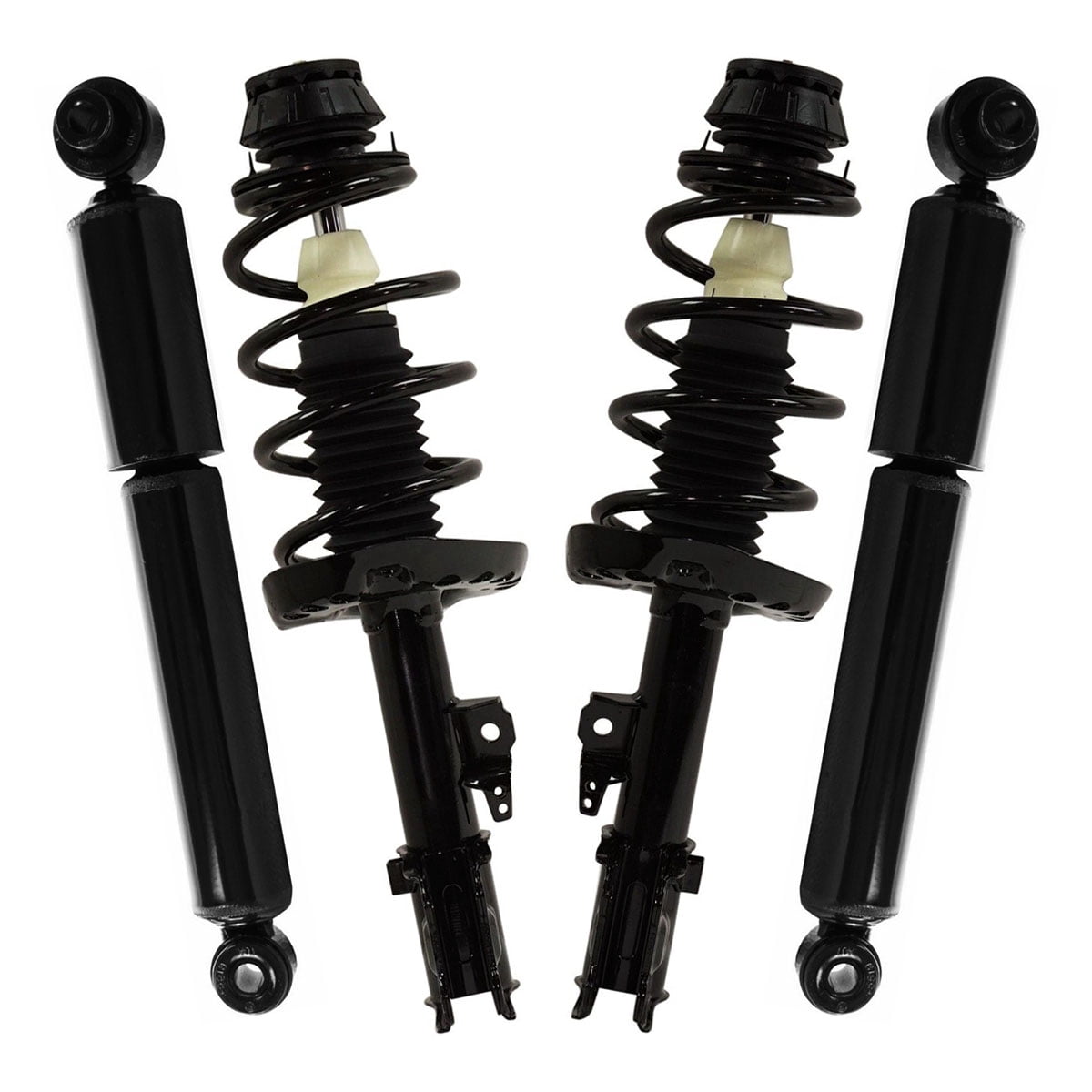 AutoShack Front and Rear Complete Strut & Coil Spring Assemblies ...