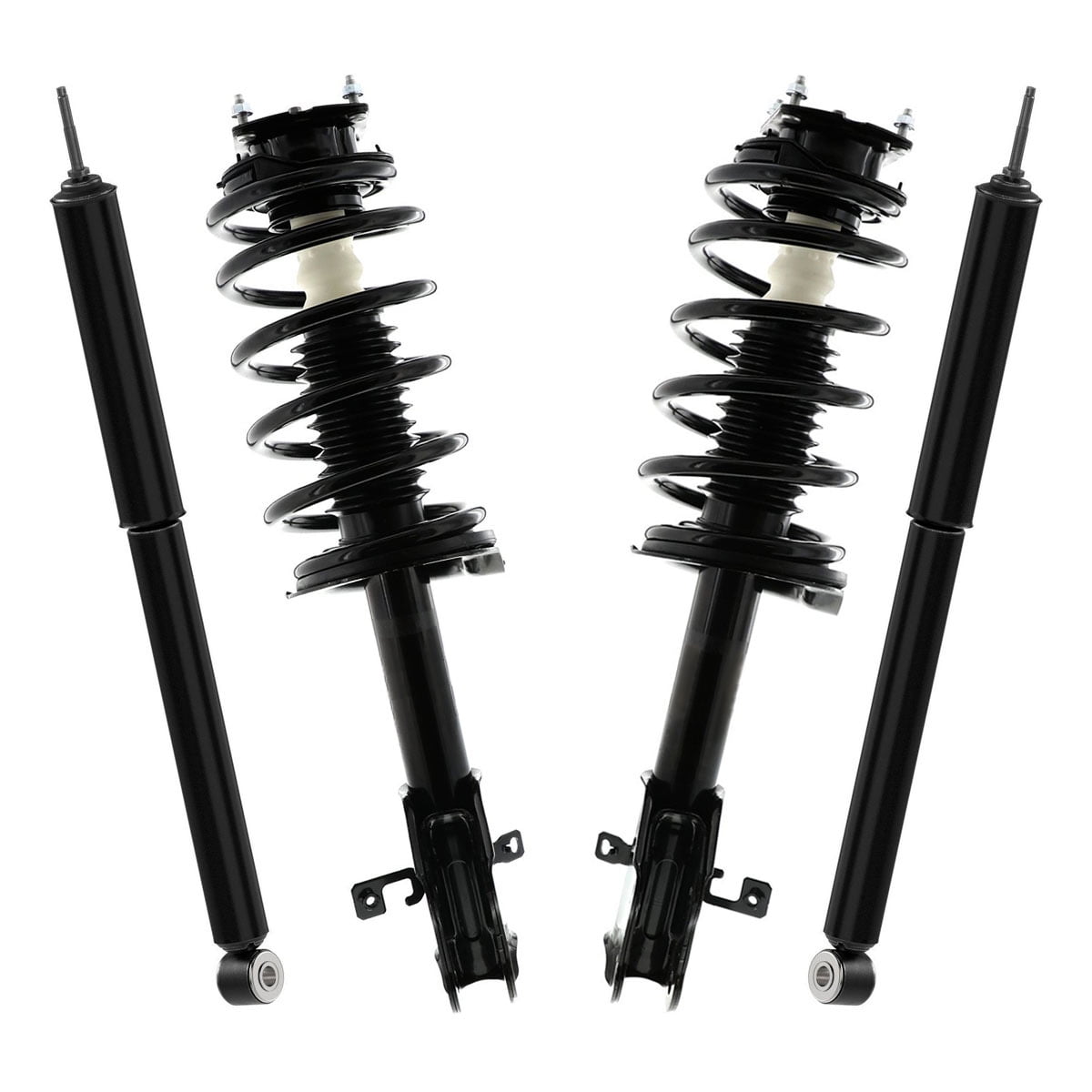 AutoShack Front Complete Strut & Coil Spring + Shock Absorber ...