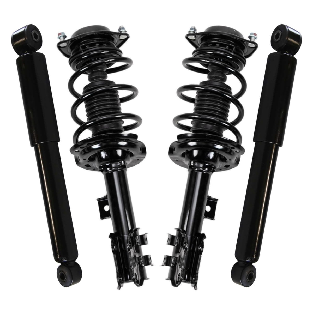 AutoShack Front & Rear Strut Coil Springs & Shock Absorbers for 2011 ...