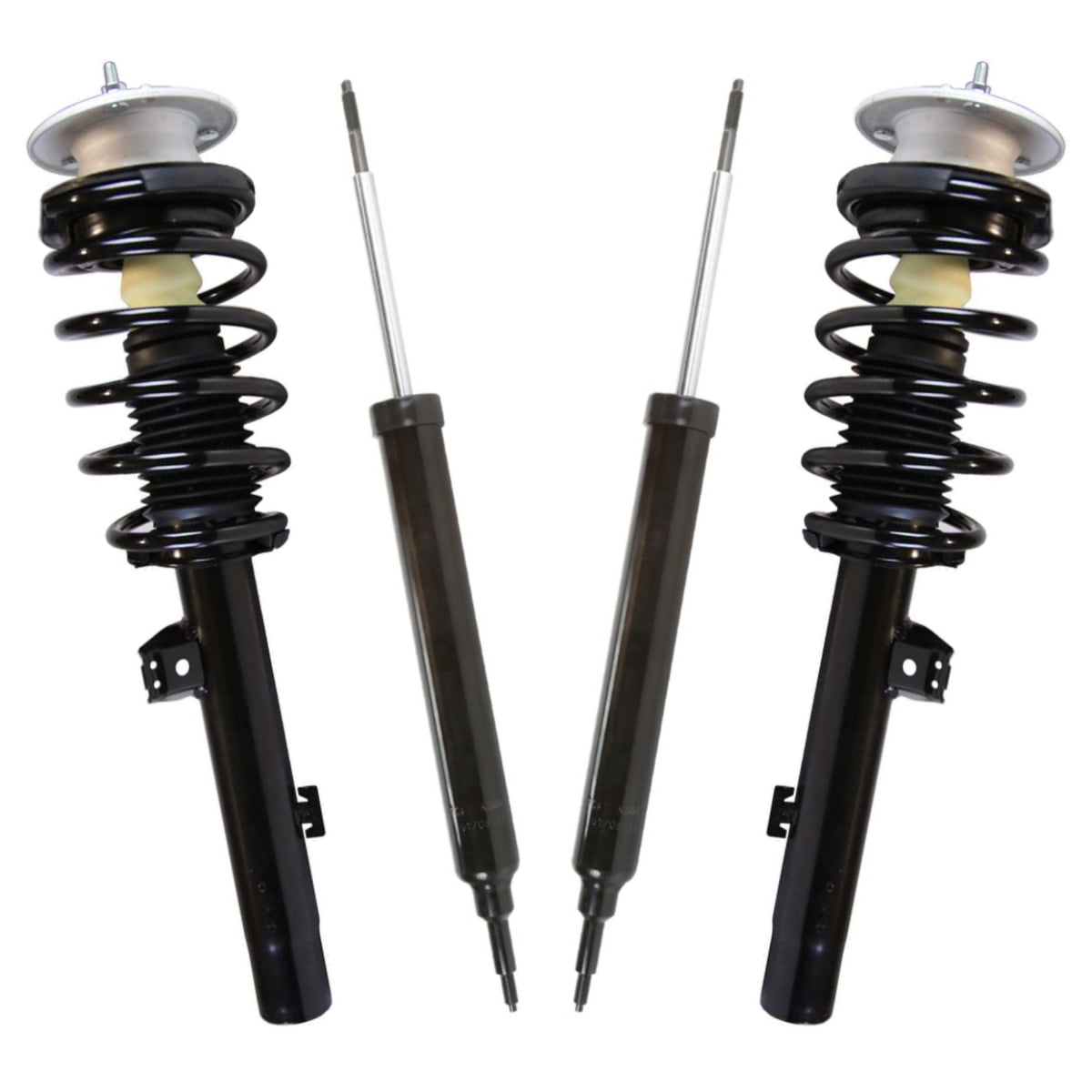 AutoShack Front Complete Strut & Coil Spring + Shock Absorber ...