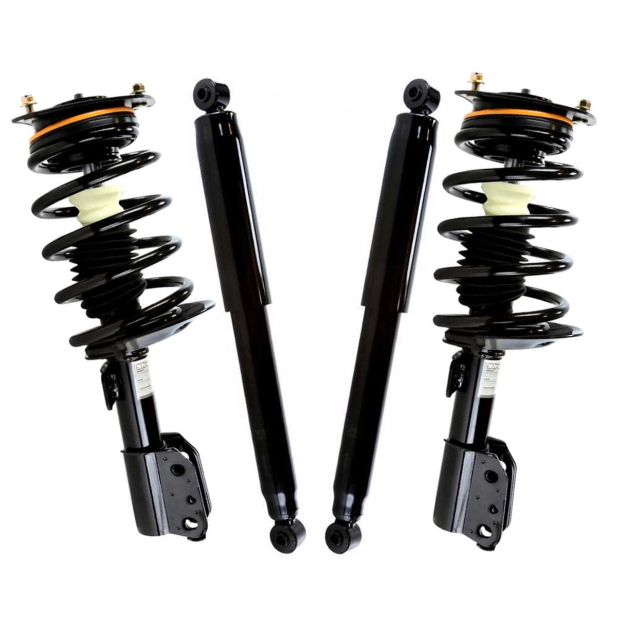 AutoShack Front and Rear Complete Strut & Coil Spring Assemblies ...
