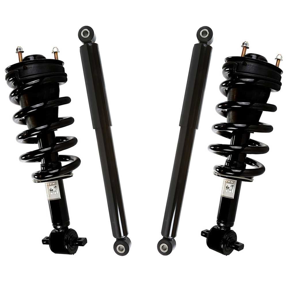 AutoShack Front Complete Strut & Coil Spring Assembly with Rear Shock ...