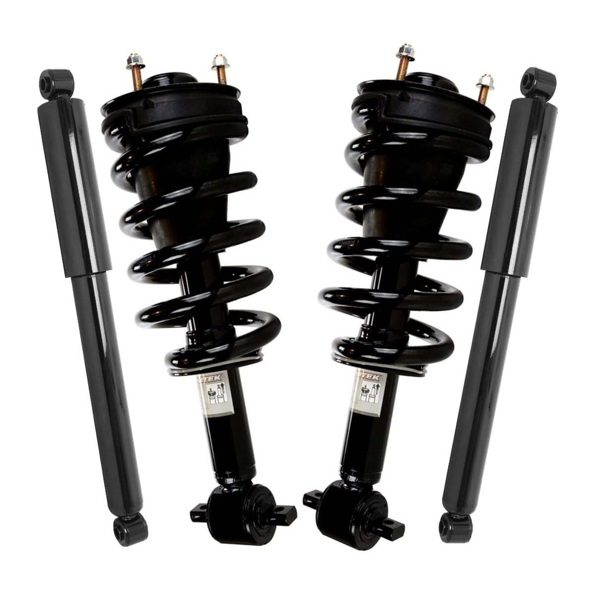 AutoShack Complete Strut Coil Springs & Shock Absorbers Kit for 2007 ...